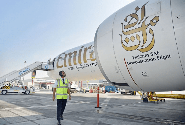 Emirates successfully completes SAF test flight | Biofuels ...