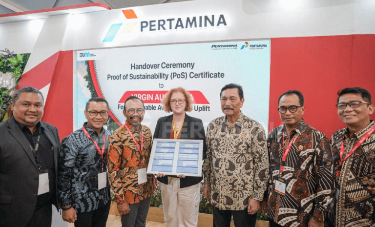 Pertamina’s SAF supplied to Virgin Australia | Biofuels International ...